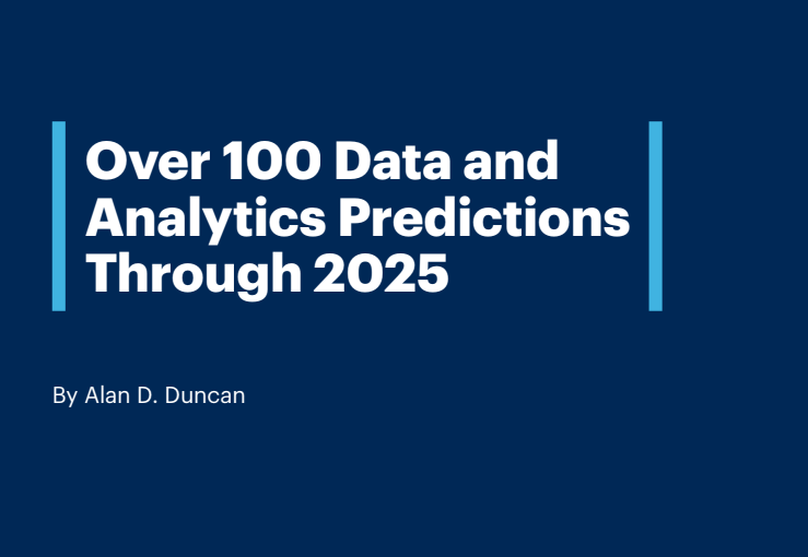 Gartner - 100 data analytics predictions 2025, Garther, Январь 2023 – TrendWave.io