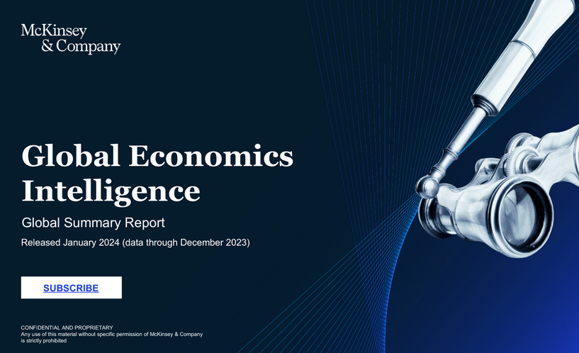 McKinsey – Global Economics Intelligence, 2024, McKinsey, Февраль 2024 ...